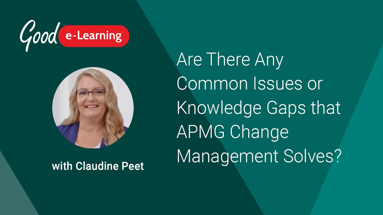 Are There Any Common Issues or Knowledge Gaps that APMG Change ...