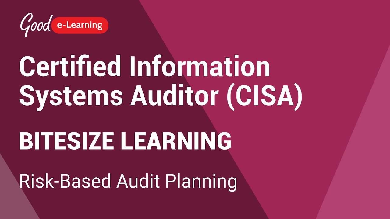 Certified Information Systems Auditor (CISA) Bitesize Learning: Risk ...