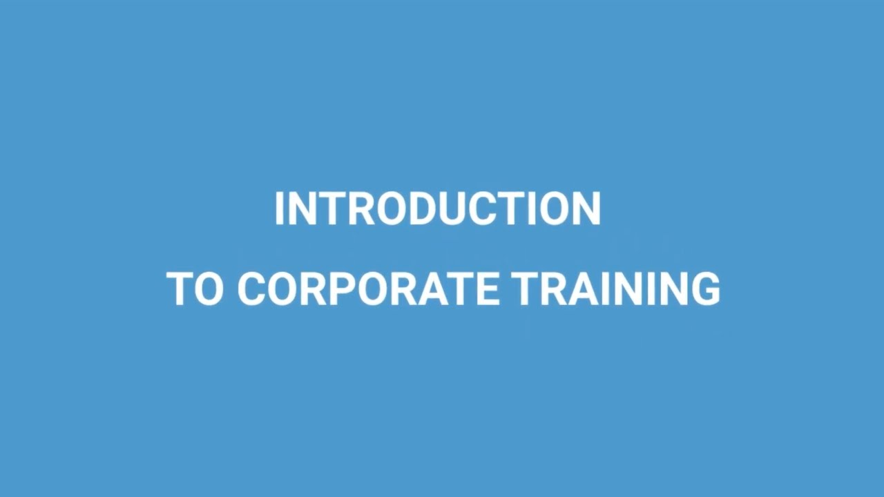 Good e-Learning: Introduction to Corporate Training - Good e-Learning