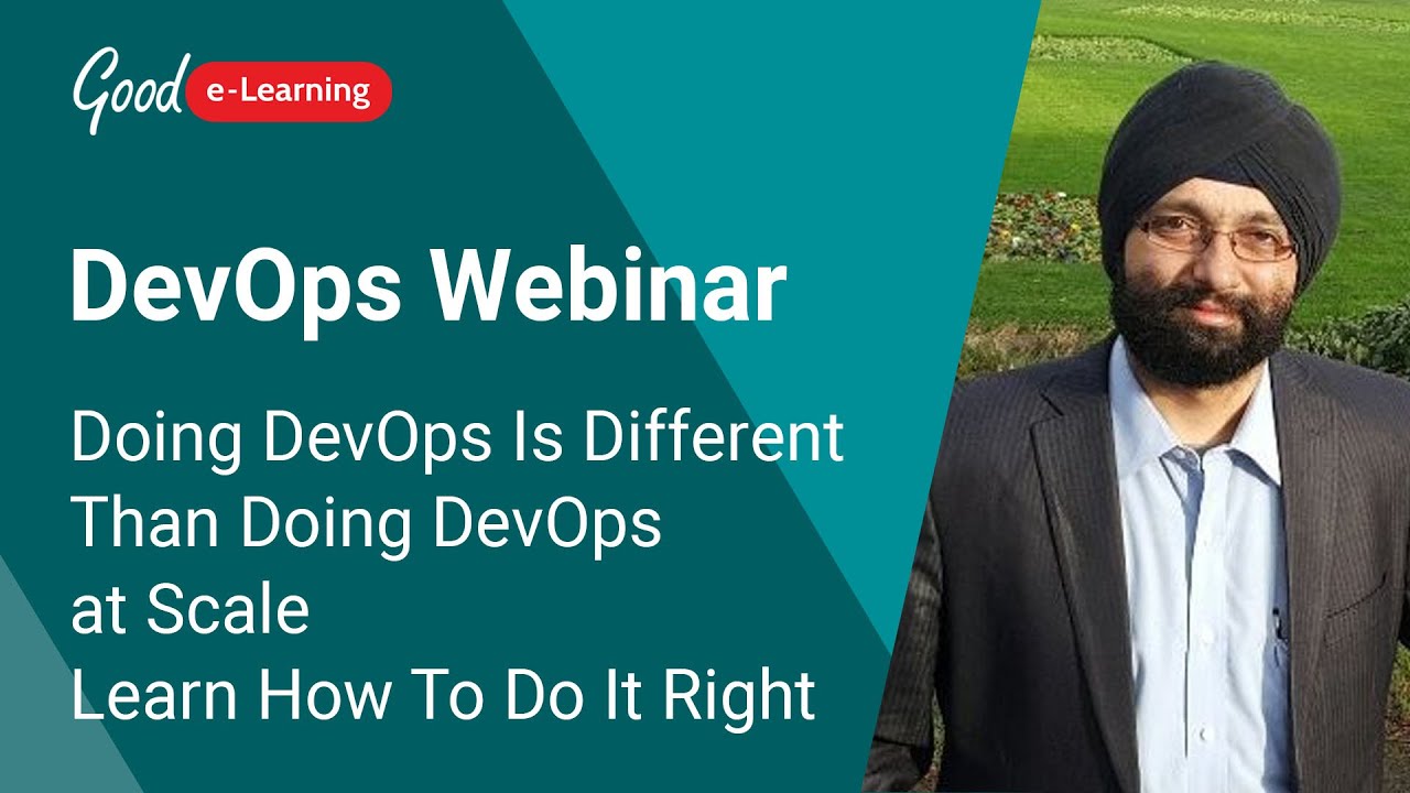 Free DevOps Webinar: Doing DevOps Is Different Than Doing DevOps At ... Free DevOps Webinar: Doing DevOps Is Different Than Doing DevOps At ...